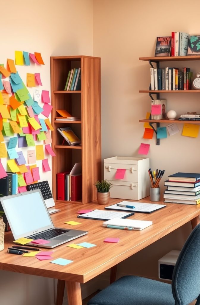 10 Creative Home Decor Ideas Using Sticky Notes - Easy Ideas for You